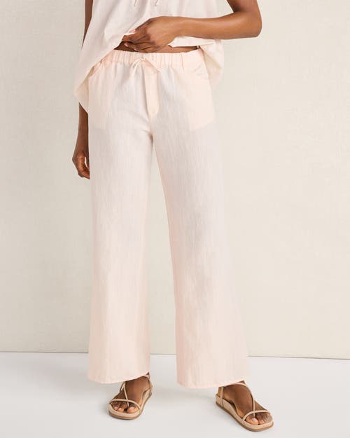 HAVEN WELL WITHIN Haven Well Within Organic Cotton Linen Relaxed Fit Drawstring Pants